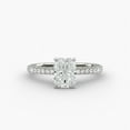 Amor Jewel Radiant Cut 2 Ct Lab Created Diamond Engagement Wedding Ring ...