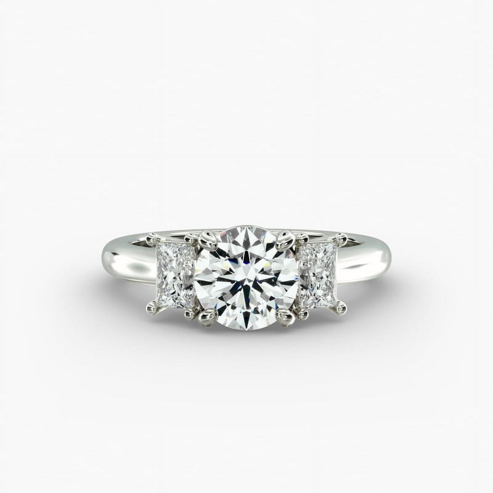 Amor Jewel Round Brilliant Cut 1.8 Ct Lab Created Diamond Wedding Ring ...