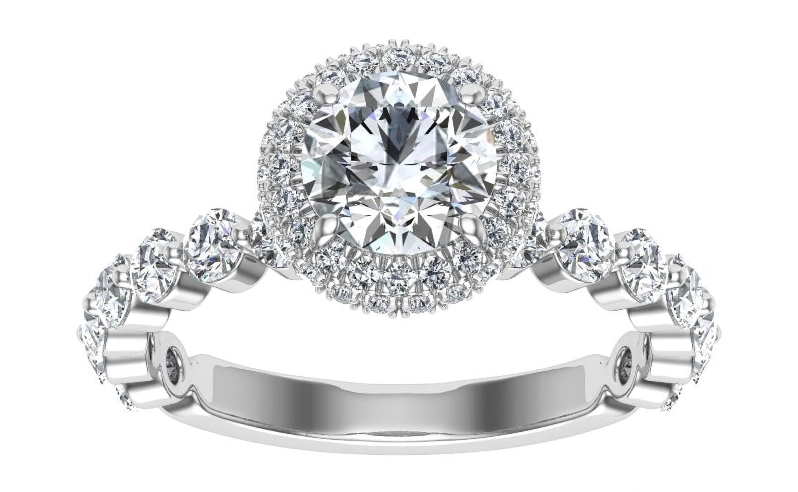 Amor Jewel Round Cut 1.8 Ct Lab-Created Simulated Diamond Engagement ...