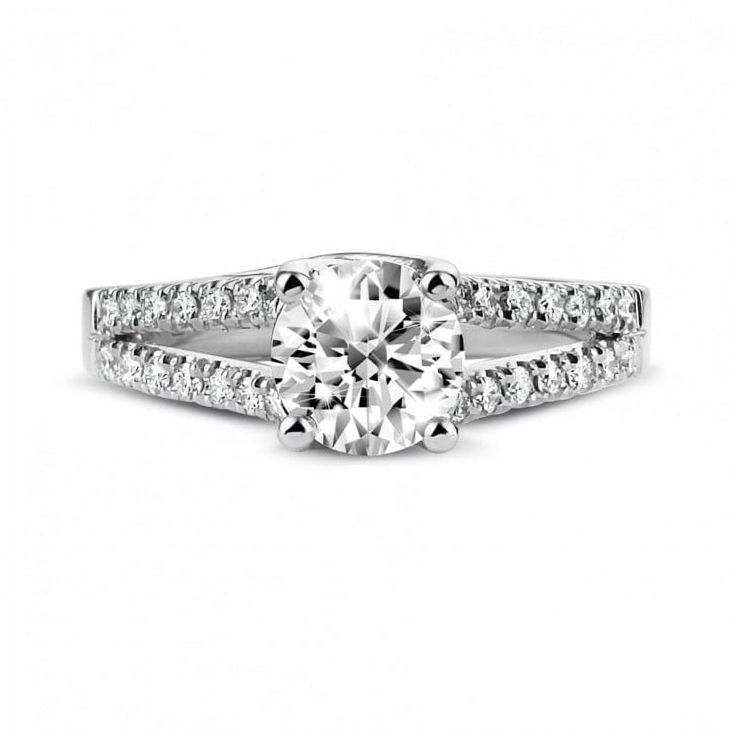 Amor Jewelry 14K White Gold Over Engagement Ring for Women - 1.49 Ct ...