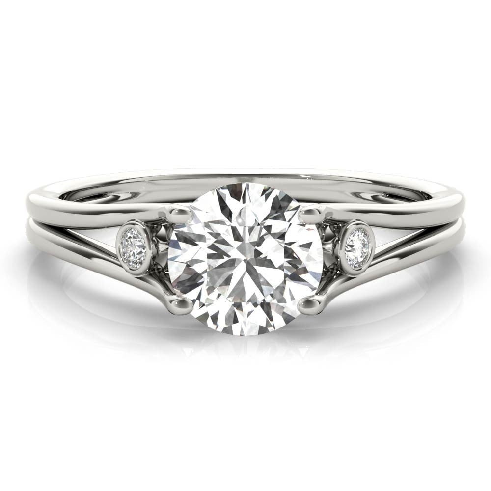 Amor Jewelry 2.02 Ct Round Cut Moissanite Engagement Ring - Gorgeous ...