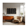 Amor Typography Poster Love Quote Wall Art Home Decor Office Wall Art ...