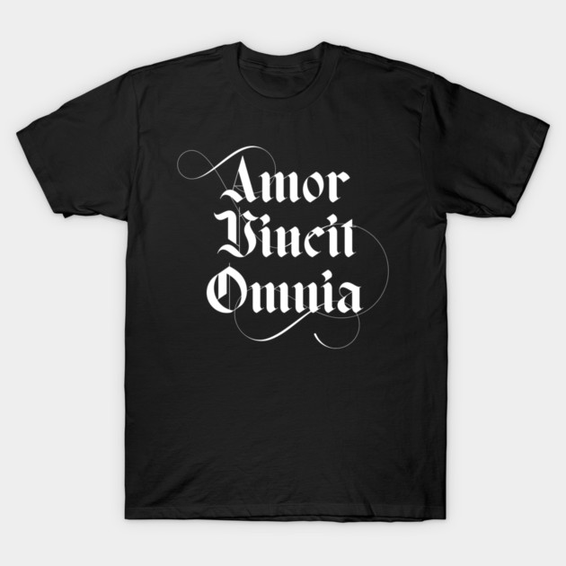 Amor Vincit Omnia Love Conquers All Latin Inspirational Quote G4184 ...