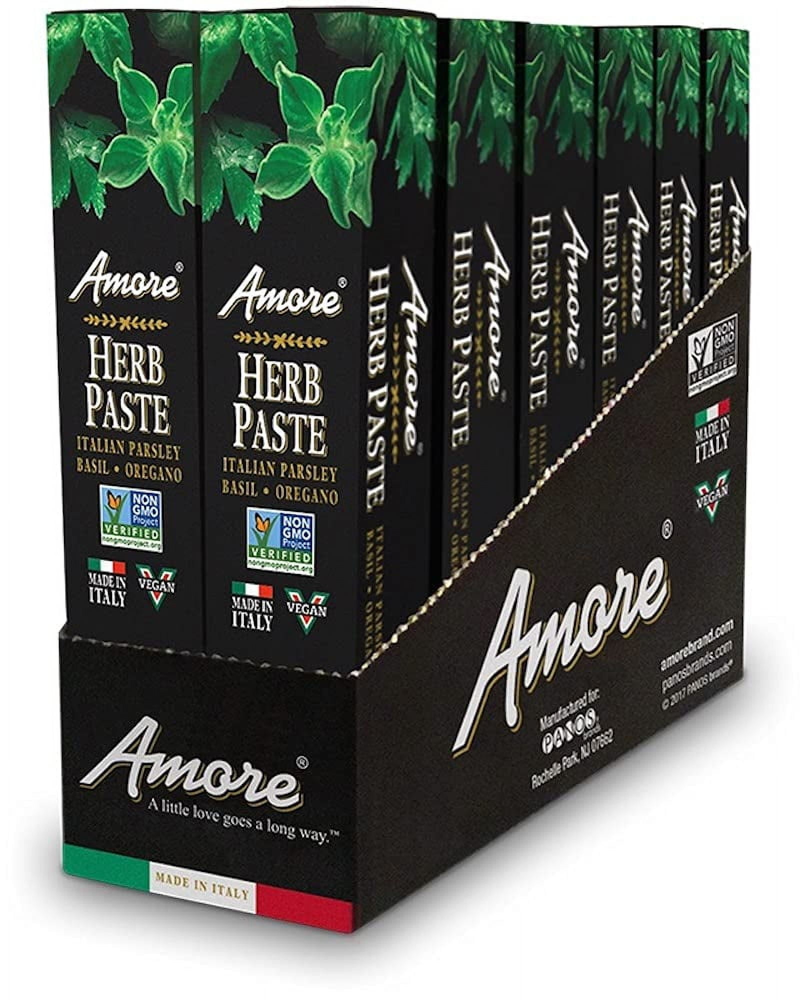 Amore Vegan Fresh Herb Paste In A Tube - Non GMO Certified And Made In ...