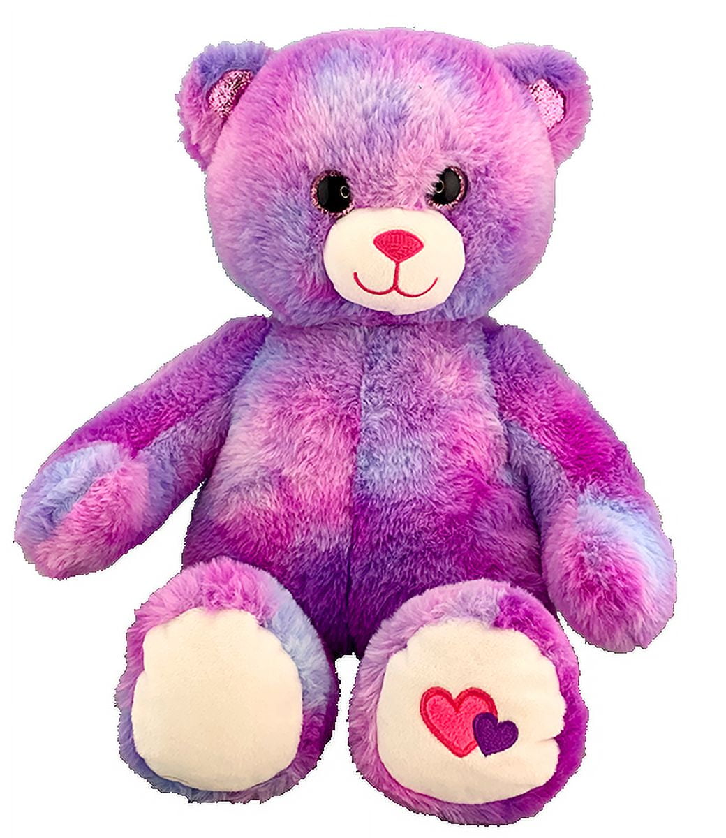 Amore the Bear Stuffed Animal - Cozy 16-Inch Plush Bear in Orange T ...