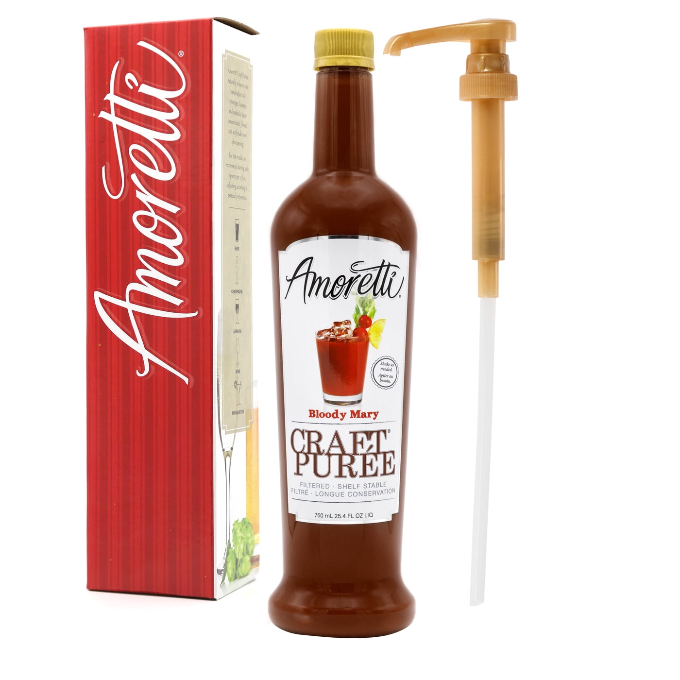 Amoretti - Bloody Mary Craft Puree® 750 mL - Perfect for Brewing ...