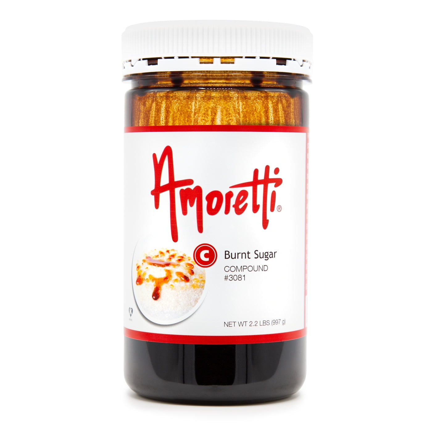 Amoretti - Burnt Sugar Compound 2.2 lbs - Natural Flavors, Shelf Stable ...