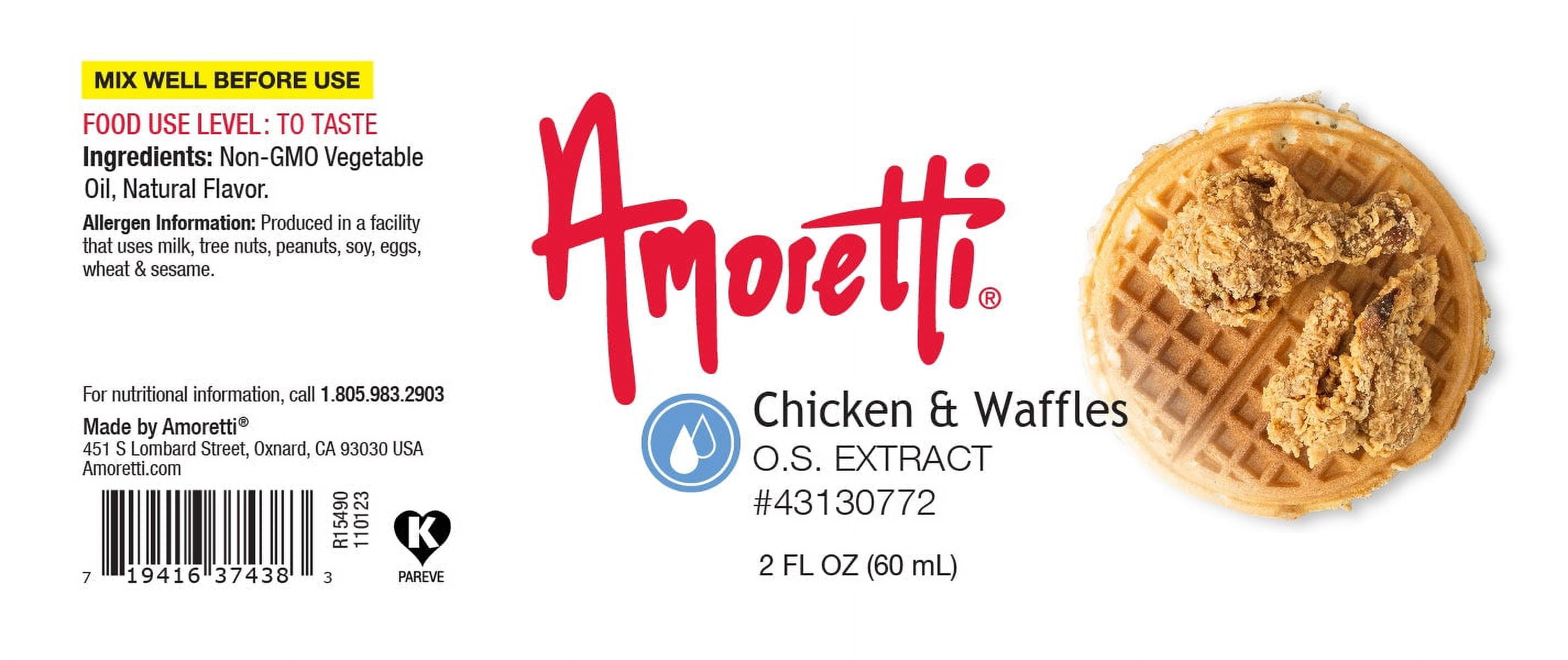 Amoretti - Chicken and Waffles Extract Oil Soluble 1.8 lbs - Highly ...