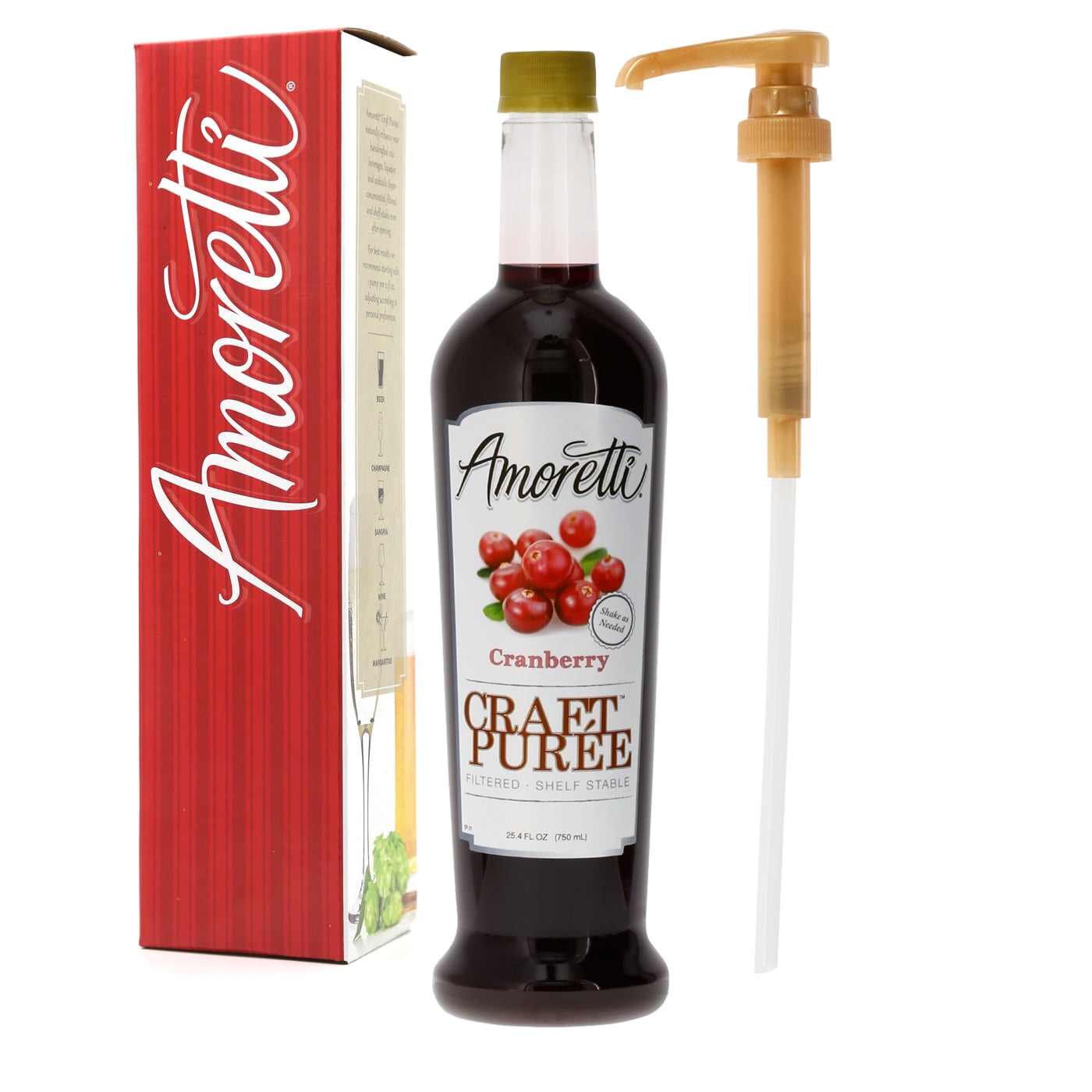 Amoretti - Cranberry Craft Puree® 750 mL - Perfect for Brewing ...