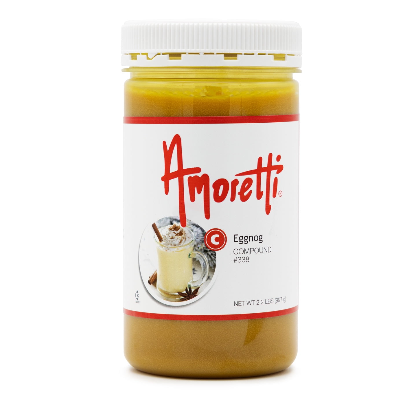 Amoretti - Eggnog Compound 2.2 lbs - Natural Flavors, Shelf Stable Even ...