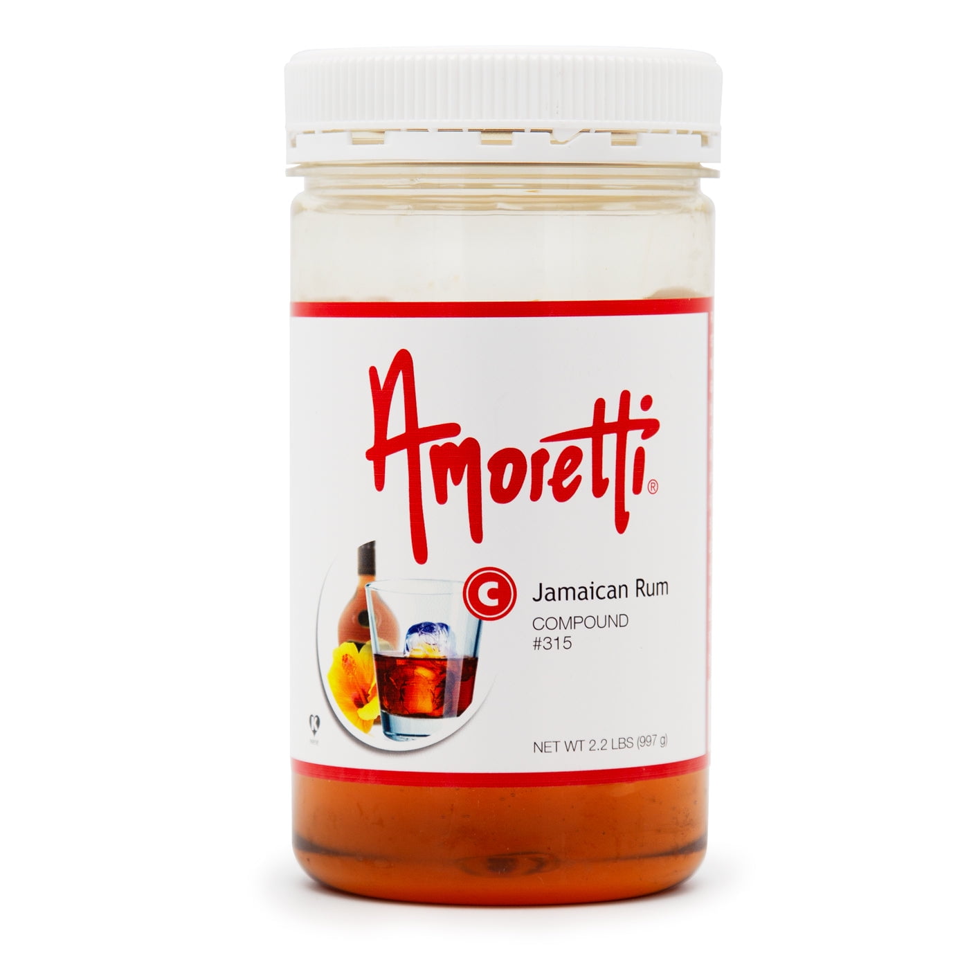 Amoretti - Jamaican Rum Compound 2.2 lbs - Natural Flavors, Shelf ...