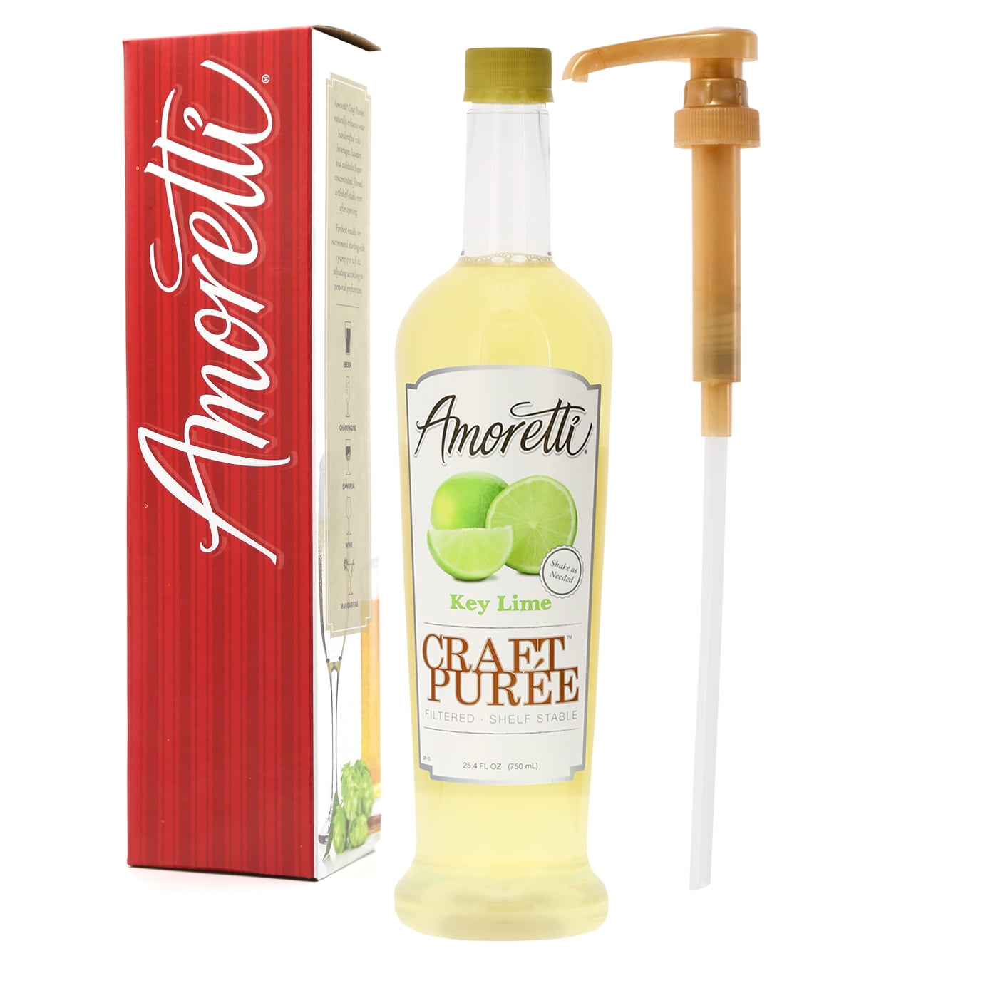 Amoretti - Key Lime Craft Puree® 750 mL - Perfect for Brewing ...