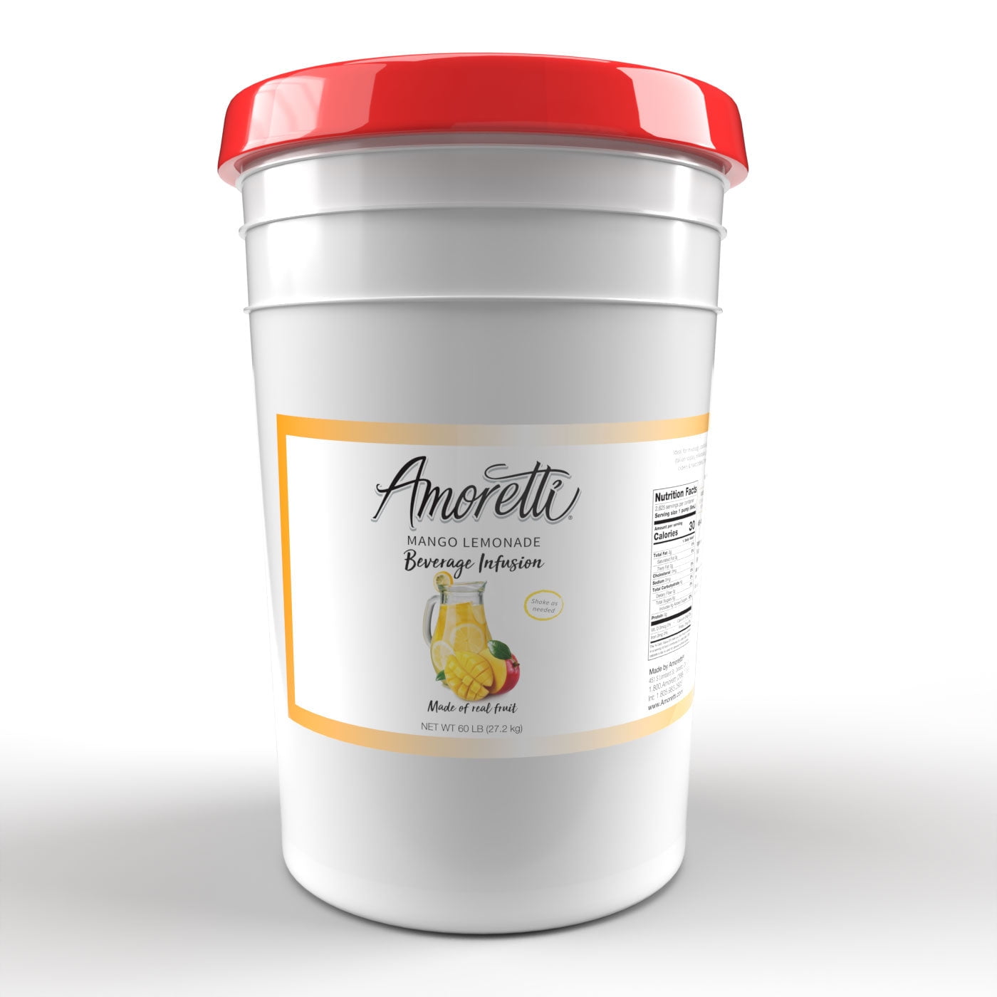 Amoretti - Mango Lemonade Beverage Infusion - Drink Mix & Water ...