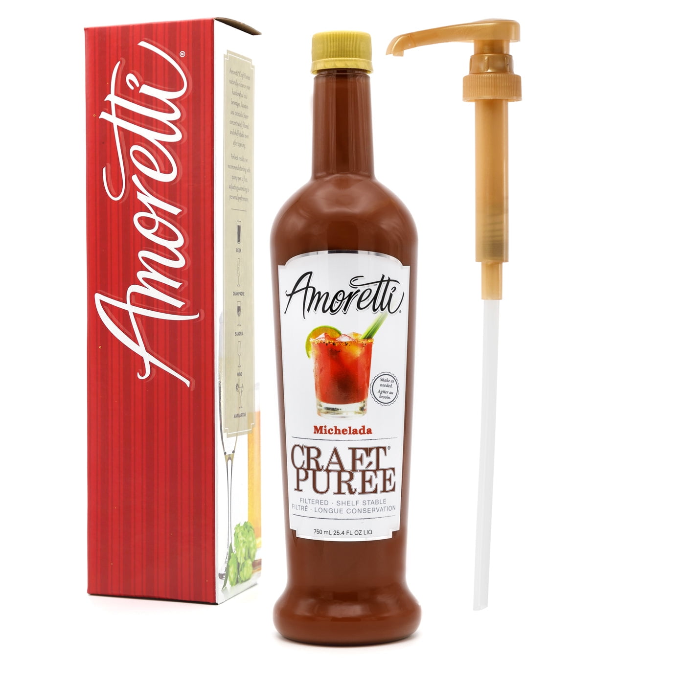Amoretti - Michelada Craft Puree® 750 mL - Perfect for Brewing ...