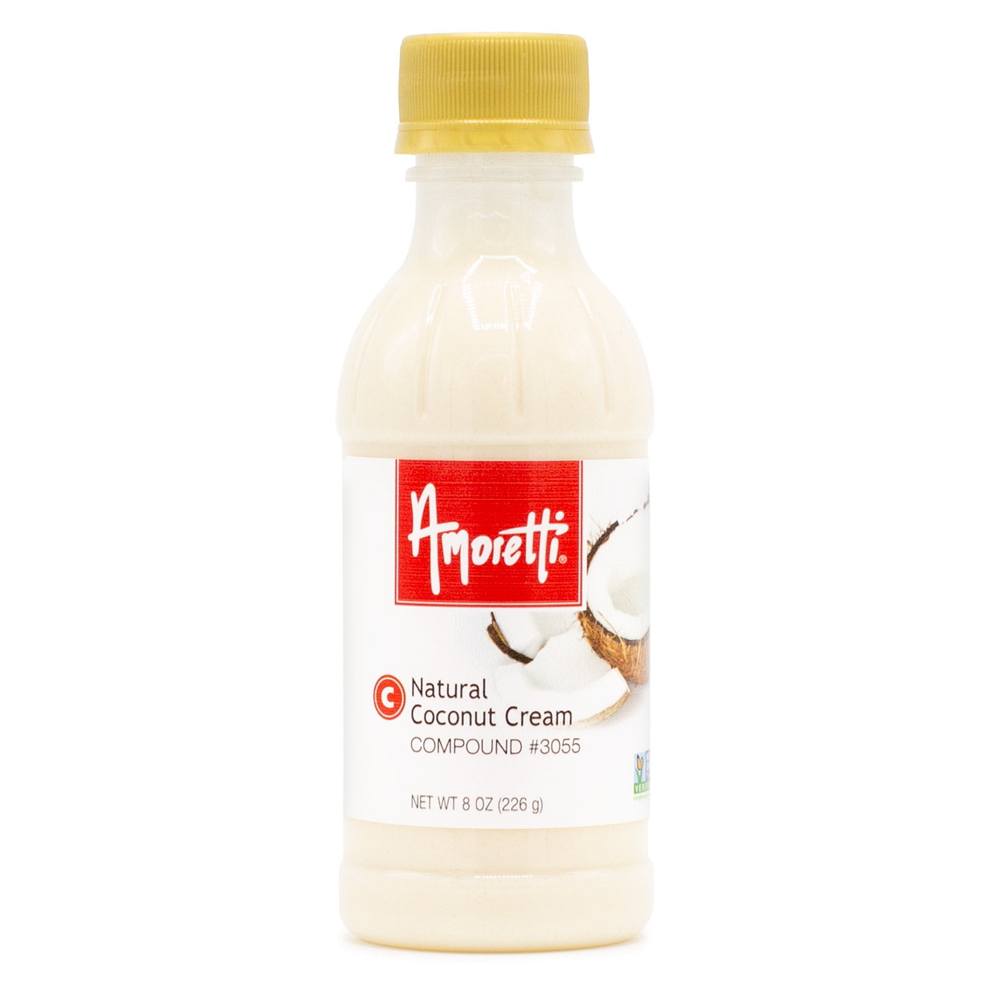 Amoretti - Natural Coconut Cream Compound 8 oz - Natural Flavors, Shelf ...