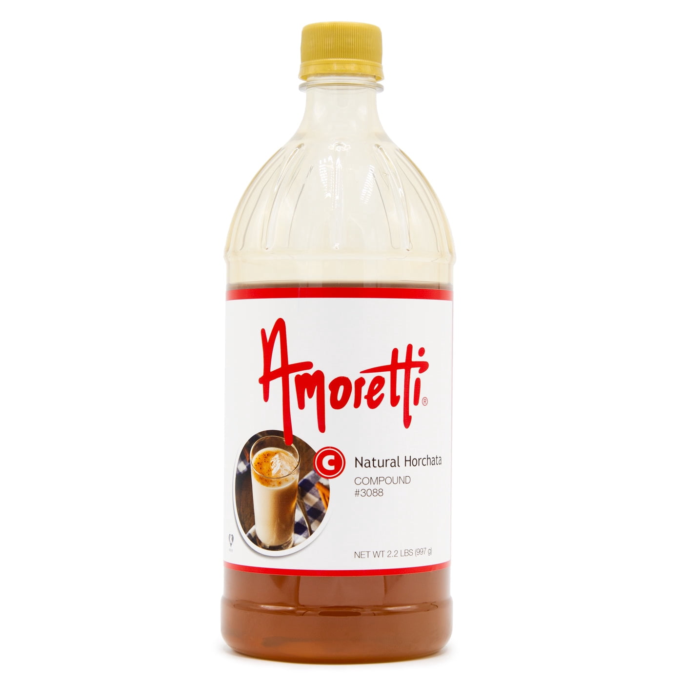 Amoretti - Natural Horchata Compound 2.2 lbs - Natural Flavors, Shelf ...