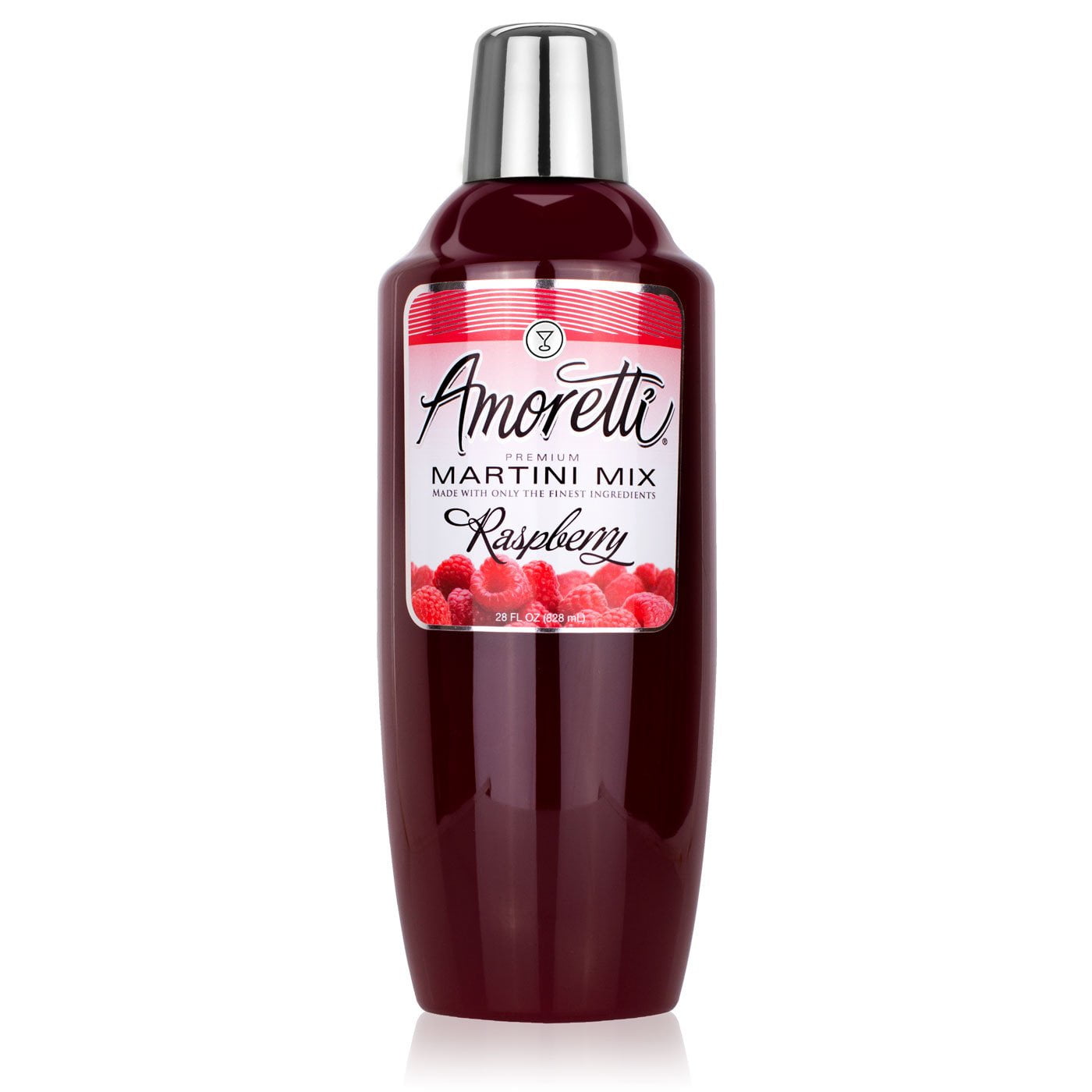 Amoretti - Premium Raspberry Martini Mix - 7 Servings Per Bottle (28 oz ...
