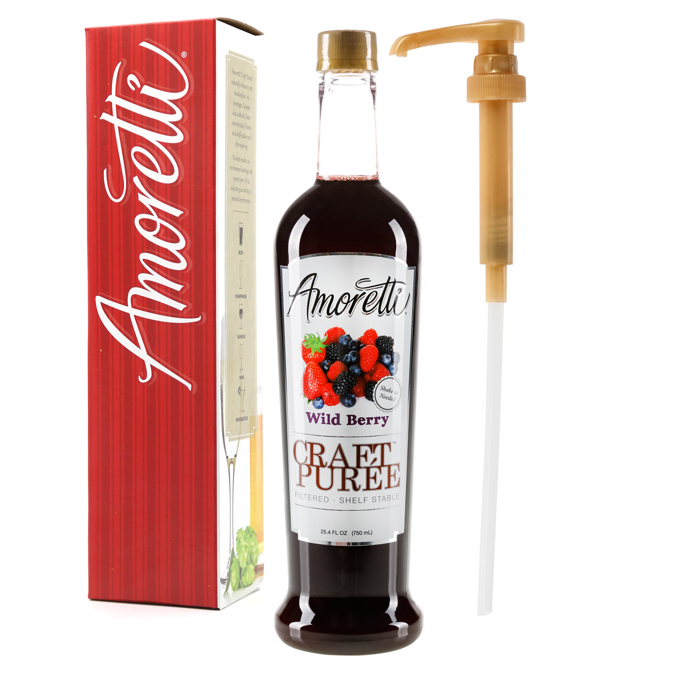Amoretti - Wild Berry Craft Puree® 750 mL - Perfect for Brewing ...