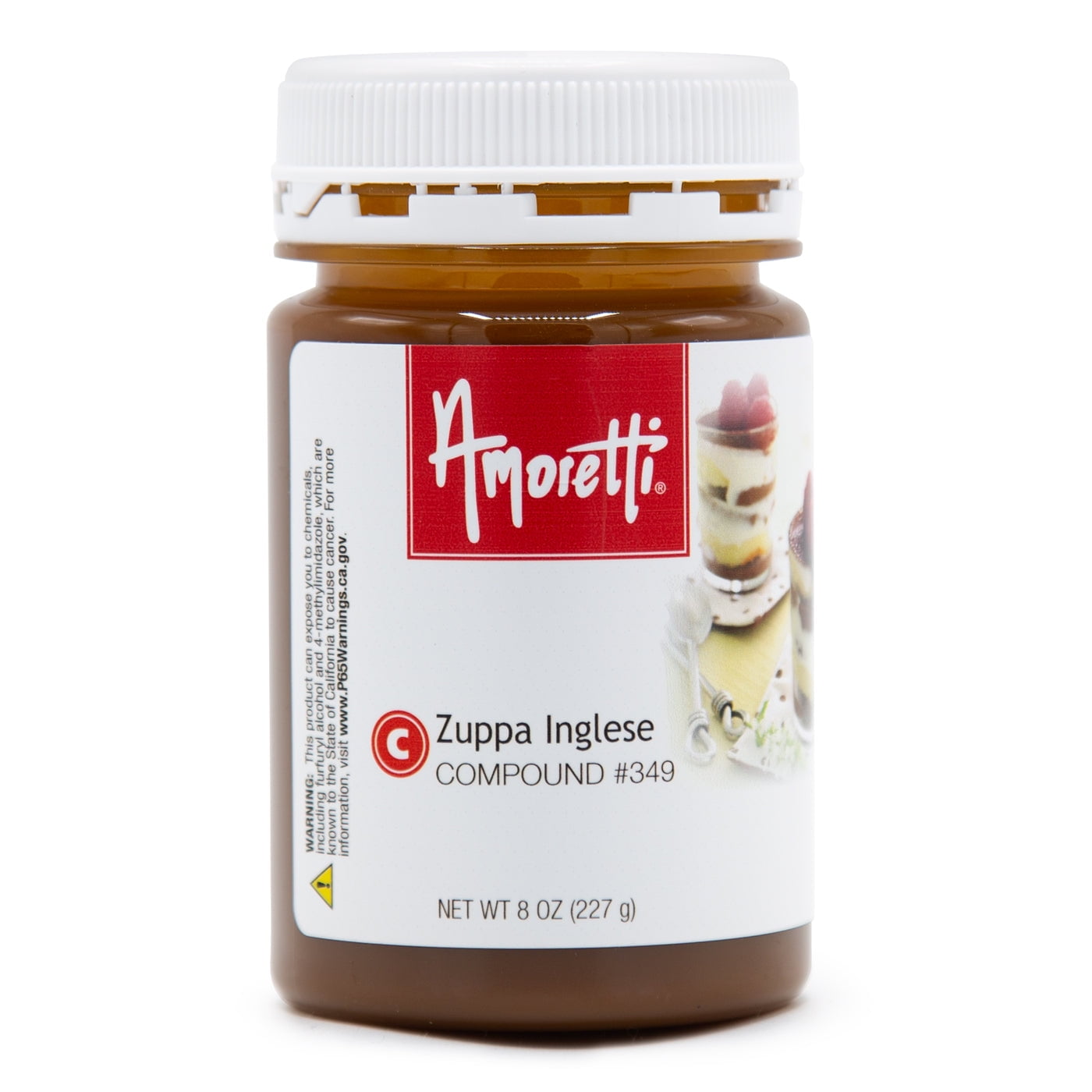 Amoretti - Zuppa Inglese Compound 8 oz - Natural Flavors, Shelf Stable Even After Opening ...