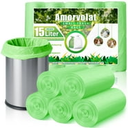 XUXRUS 1.2 Gallon Small Tote Trash Bags Bathroom Trash Bags, 72 per ...