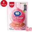 AMOS 4D Fruit Gummy Strawberry Burst, Fruity Snacks Jelly Filled 2.29oz ...