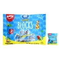 Amos 4D Gummy Blocks Candy, Mixed Fruit Gummies Edible Building Blocks ...