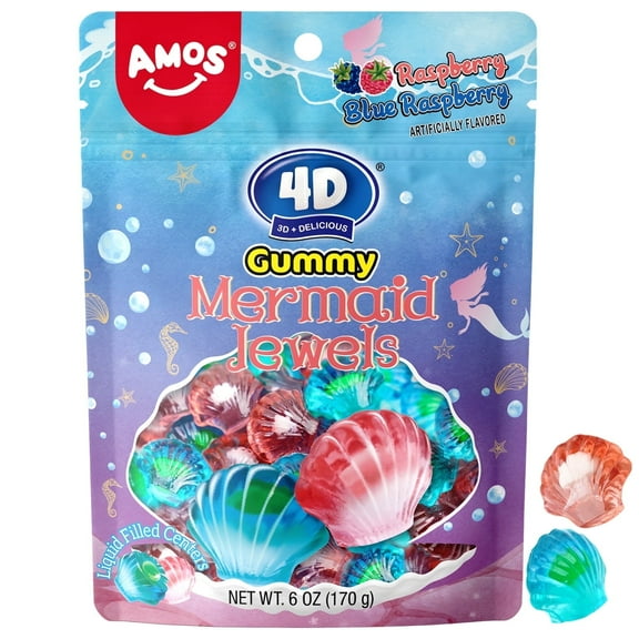 Amos 4D Gummy Blocks Candy, Mixed Fruit Gummies Edible Building Blocks ...