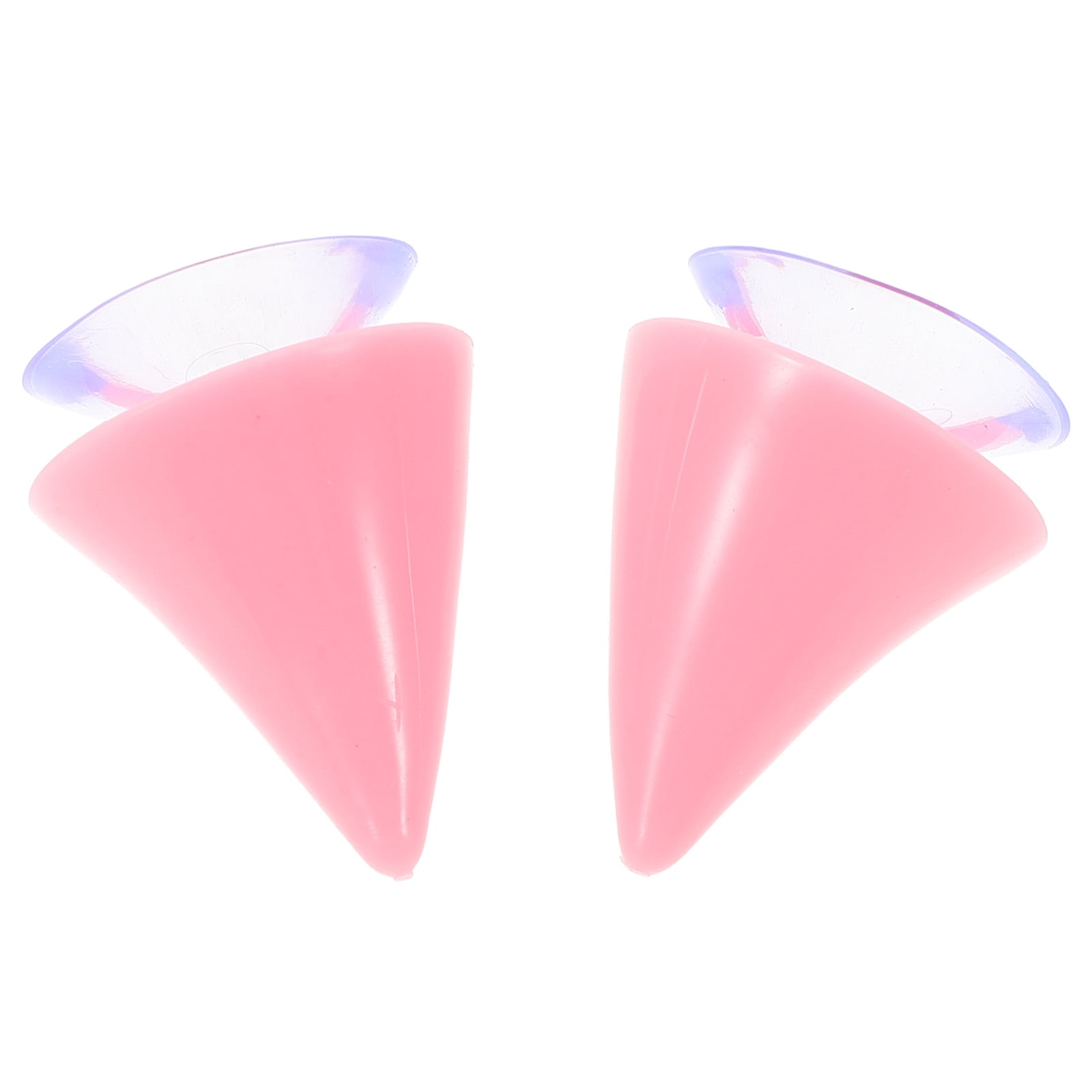 Amosfun 1Pair Durable Pink Horn Attachment for Motorcycle and Ski ...