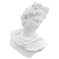 Amosfun White Resin Small Bust Sculpture for Desk Decoration, Modern ...