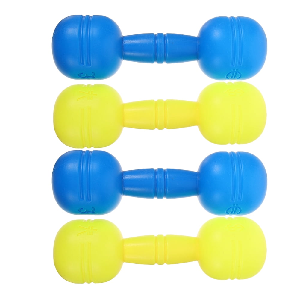 Amosfun 2 Pairs of Kids Dumbbells PVC Material for Exercising Kids ...