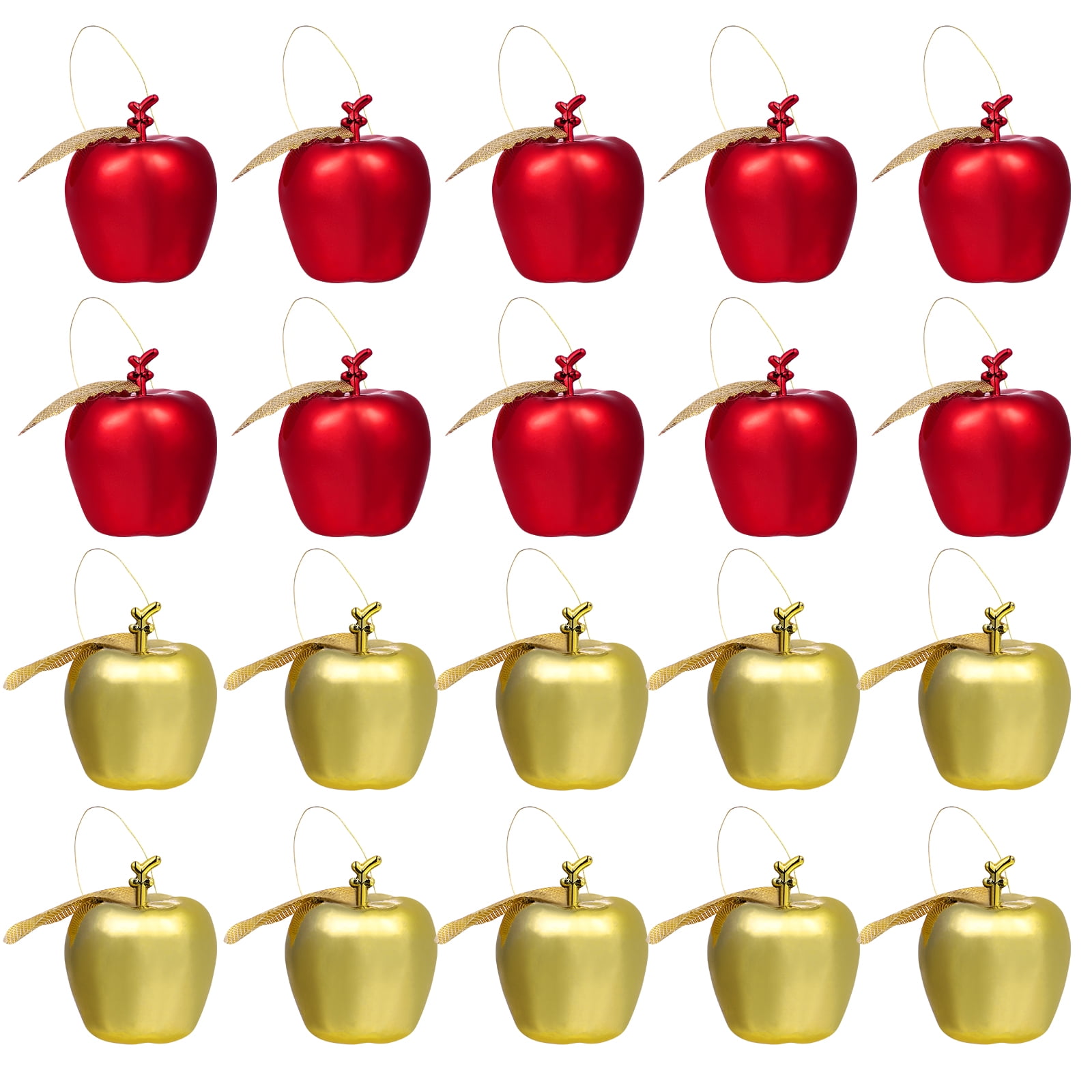 Amosfun 24PCS Mini Christmas Simulation Hanging Ornaments Plastic for ...