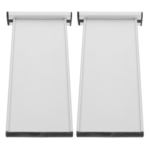 Amosfun 2Pcs Plated Silver Aluminum Alloy Office Door Nameplate Holder ...