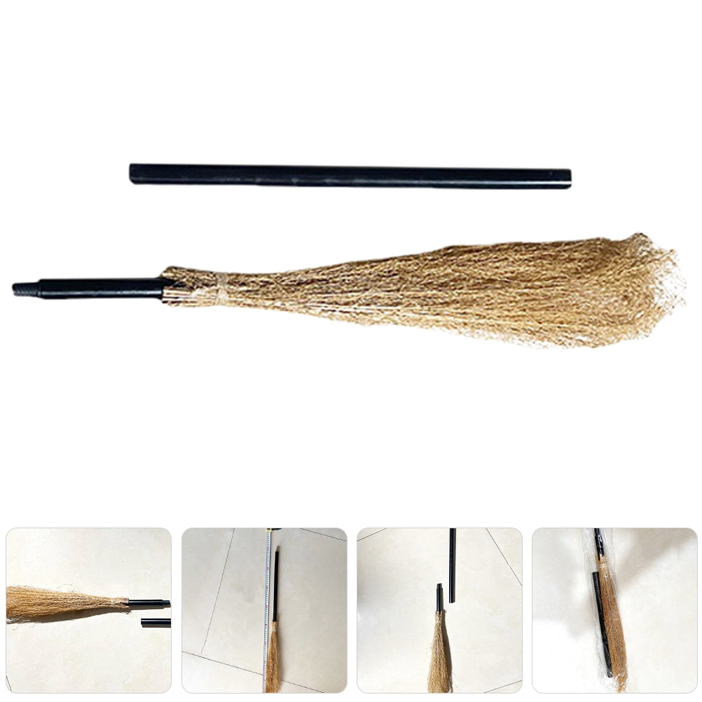 Amosfun 2pcs Broom For Witch Broom Realistic Props For Themed Stage ...
