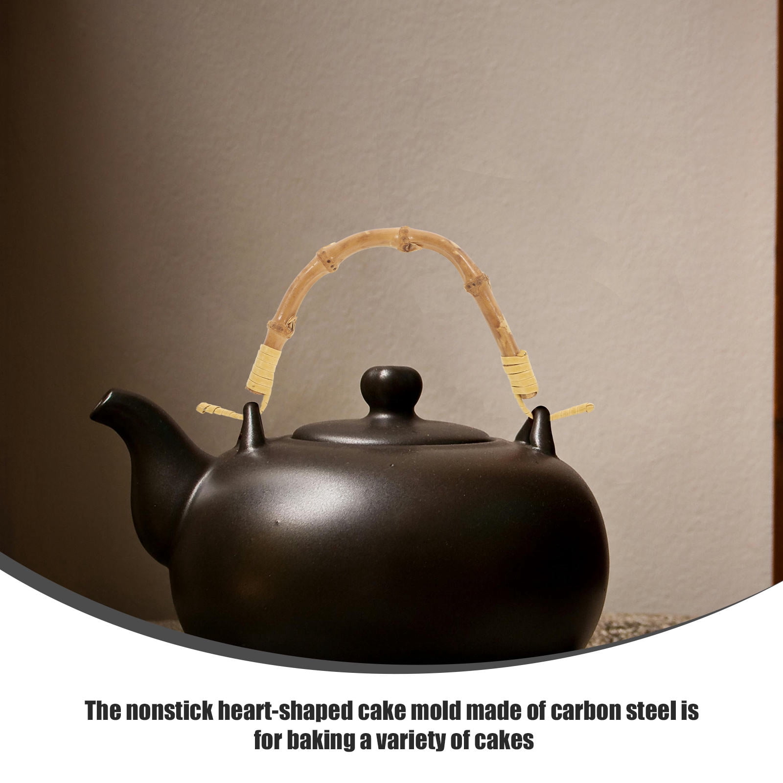 Amosfun 2pcs Curved Teapot Handle Brown Tea Pots For Tea Party And ...