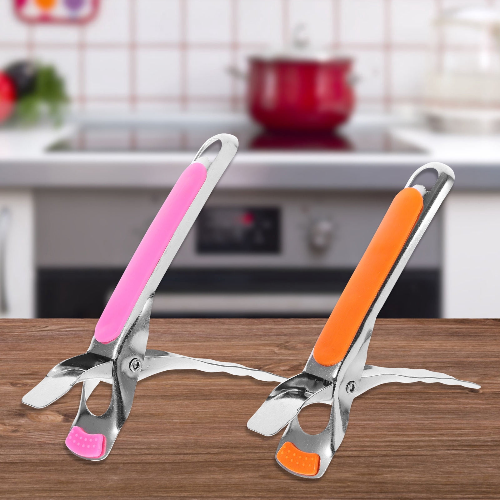 Amosfun 2pcs Anti Scalding Dish Plate Gripper Silicone Kitchen Gadget ...