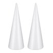 8pcs Foam Cone Polystyrene Cone Shapes Tree Crafts Table Centerpiece ...