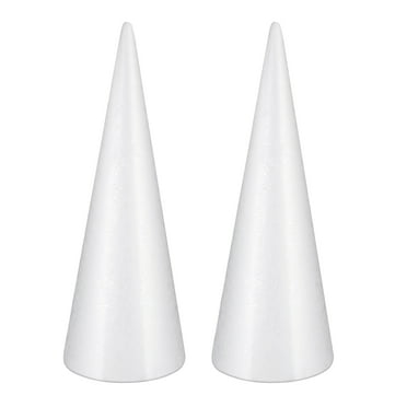 8pcs Foam Cone Polystyrene Cone Shapes Tree Crafts Table Centerpiece ...