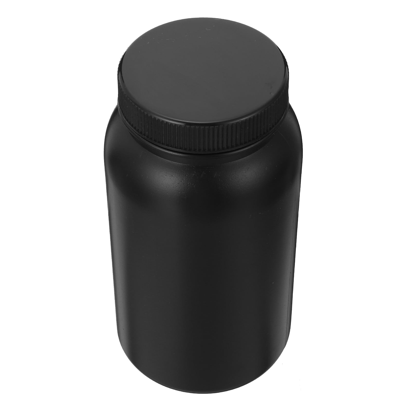 Amosfun 2pcs Wide Mouth Plastic Storage Bottles For Chemical Plants ...