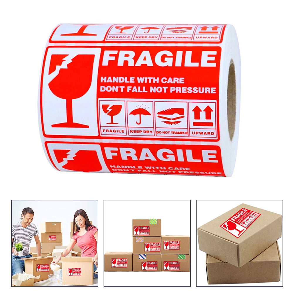 Amosfun 300Pcs Packing Stickers for Moving Fragile Stickers for Shipping - Walmart.com