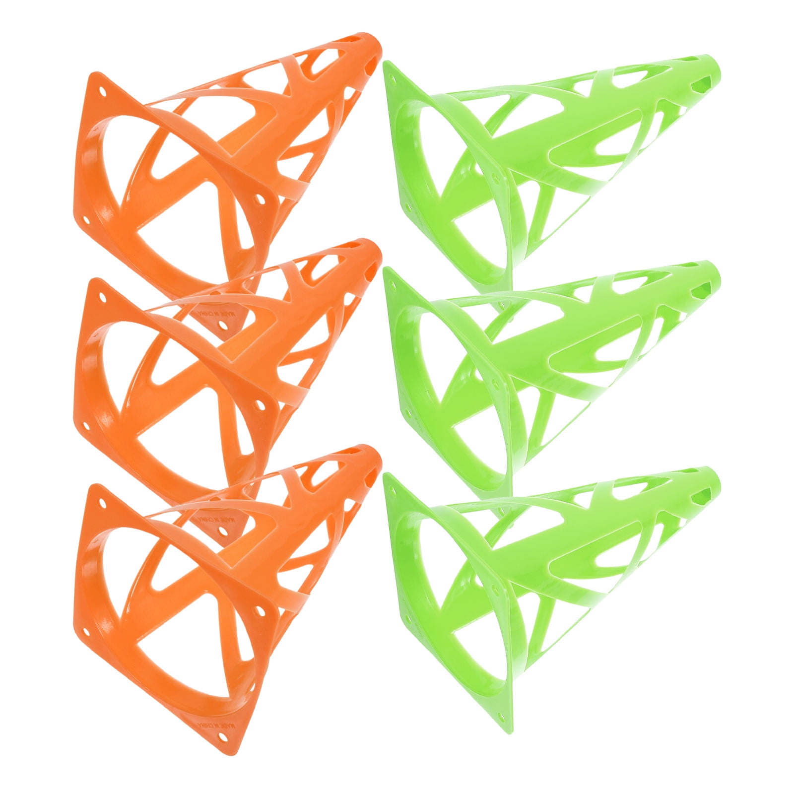 Amosfun 6Pcs Small Cones for Sports Orange Plastic Cones for Outdoor ...