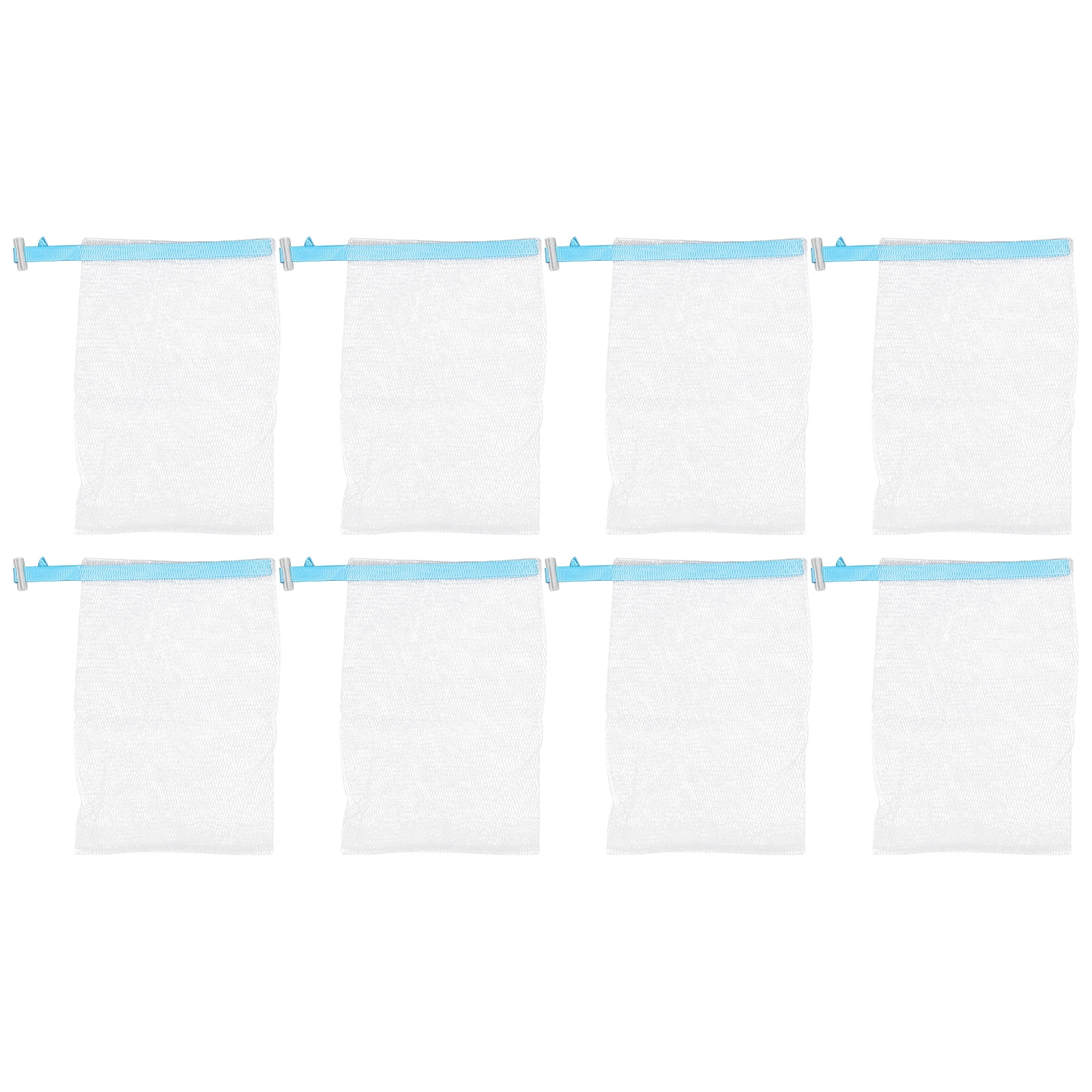 Amosfun 8PCS Foaming Nets Facial Cleansing Nets Soap Bags Multipurpose ...