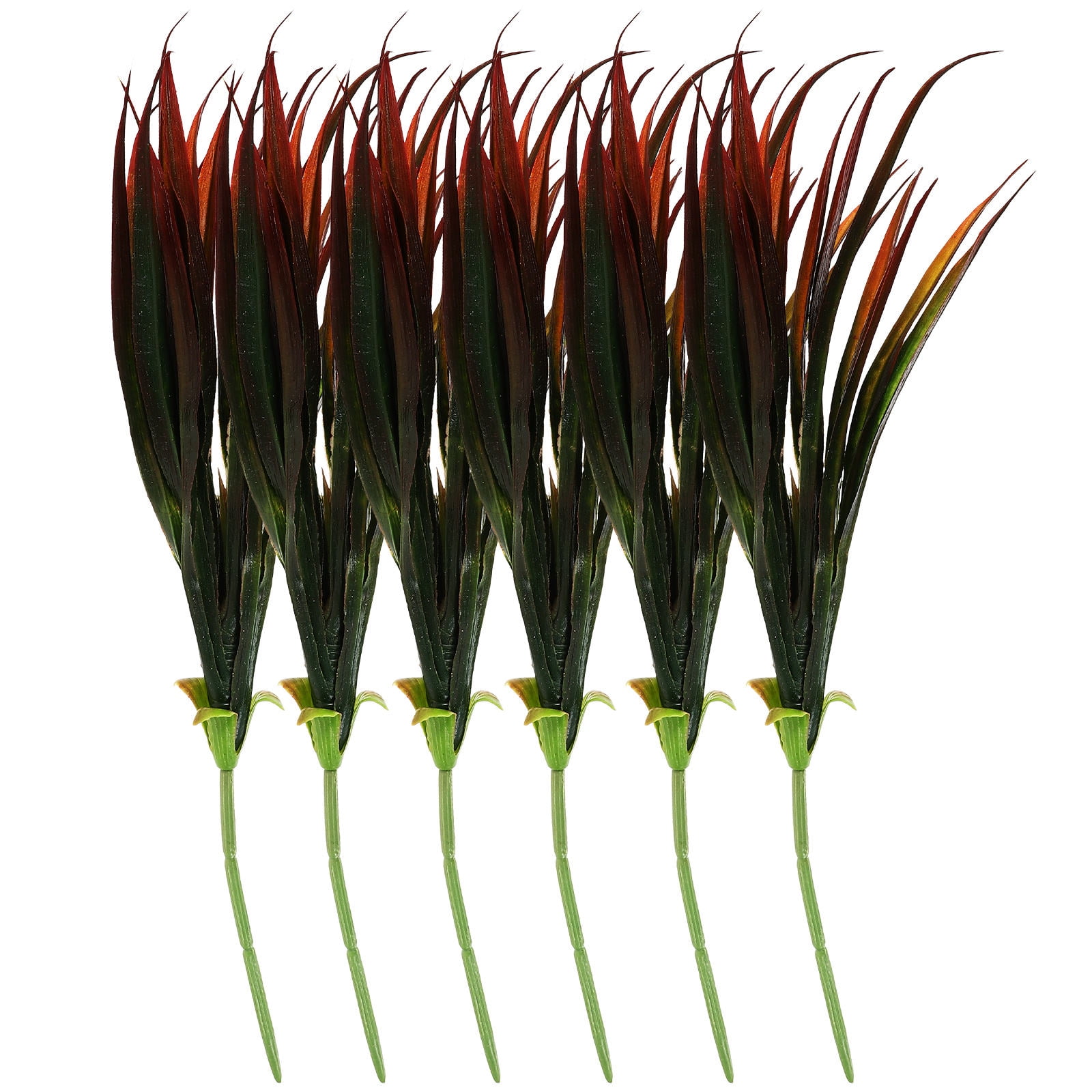 Amosfun 6Pcs Red Faux Plant Stems for Floral Arrangement and Home ...
