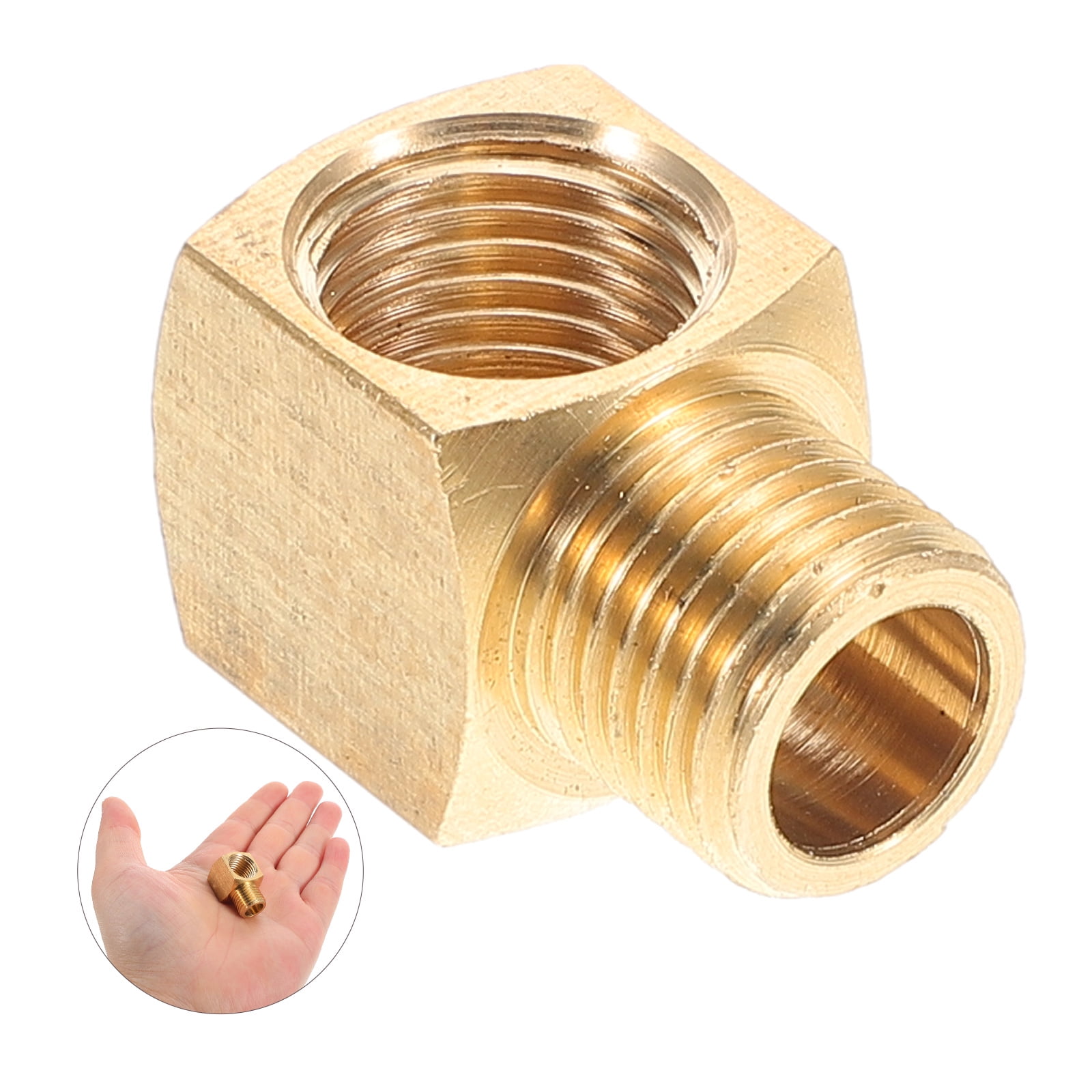 Amosfun Precision Brass Elbow Fitting 90 Degree for Oil Gas and ...
