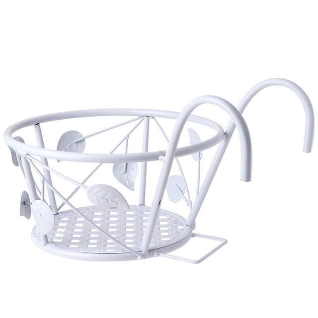 Amosfun Contemporary Hanging Plant Rack Flowerpot Hanging Rack White ...