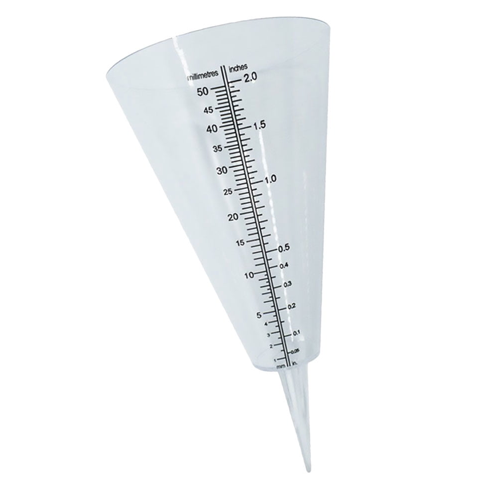 Amosfun Garden Rain Gauge Rainfall Measuring Cup Plastic 1Pcs for ...