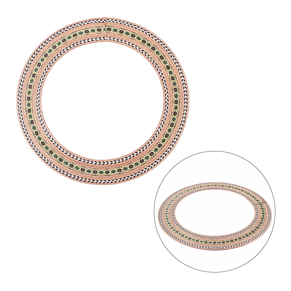 Amosfun Guitar Decals Sound Hole Rosette Inlay 92.5mm Guitar Fretboard ...