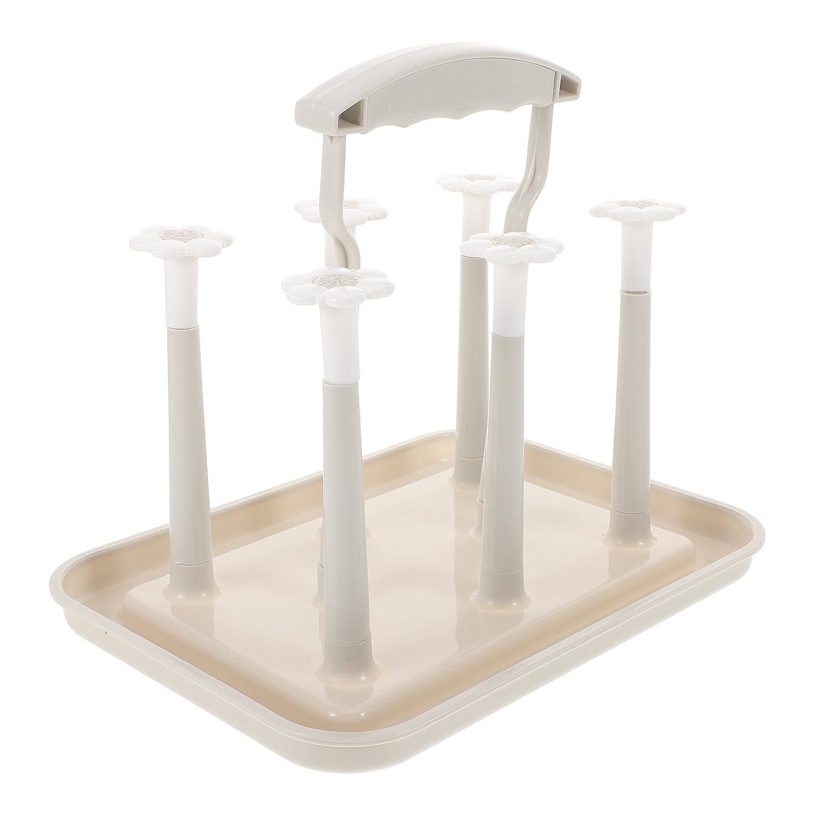 Amosfun Milk Bottle Drain Rack Baby Bottle Drying Rack In Rectangular ...