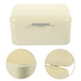 Amosfun Multi Function White Bread Storage Box with Polished Surface ...