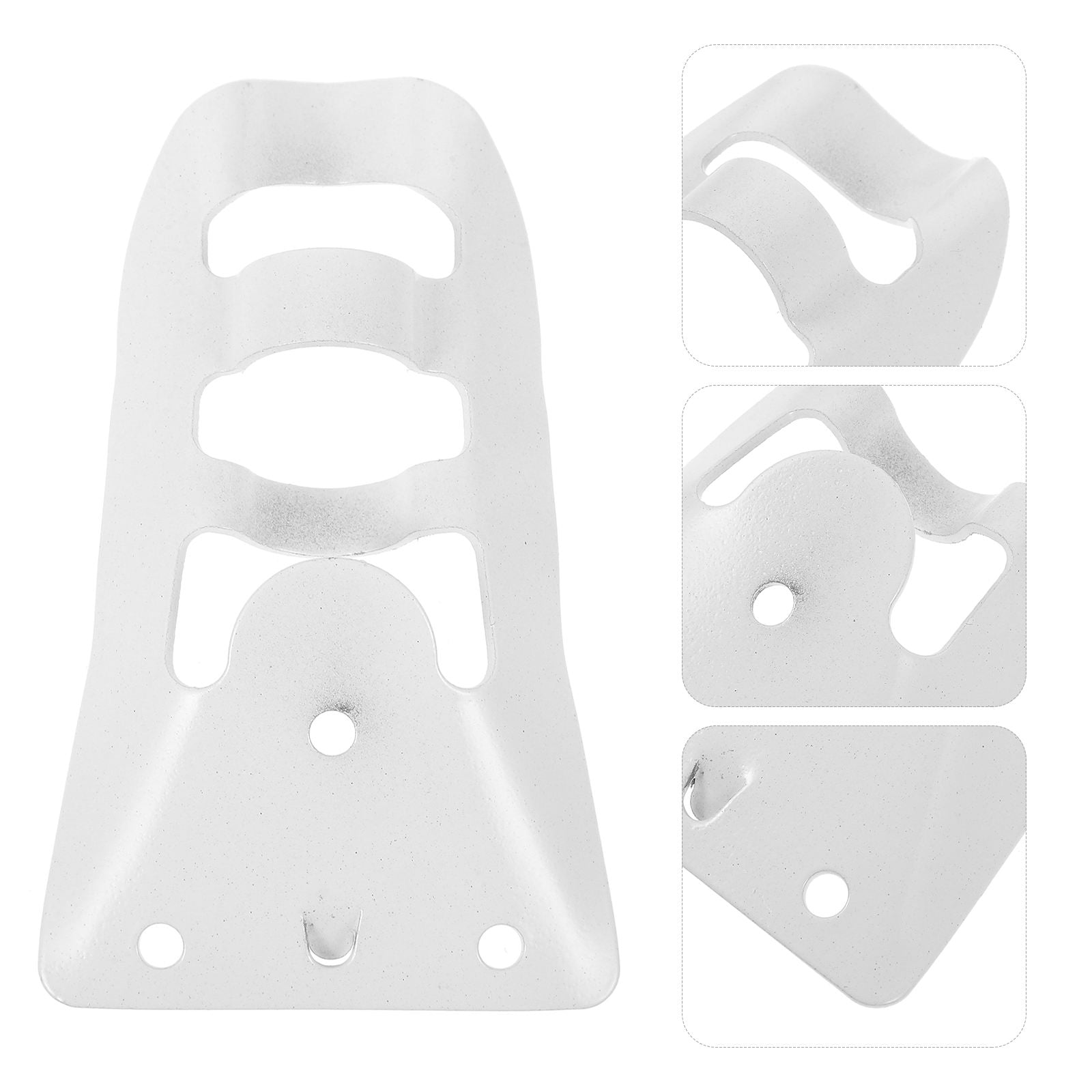 Amosfun Outdoor Flag Pole Holder White Stainless Steel Bracket for Easy ...