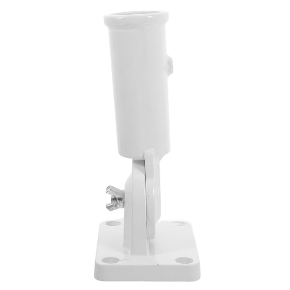 Amosfun White Aluminum Outdoor Flag Mount Bracket with Reliable ...